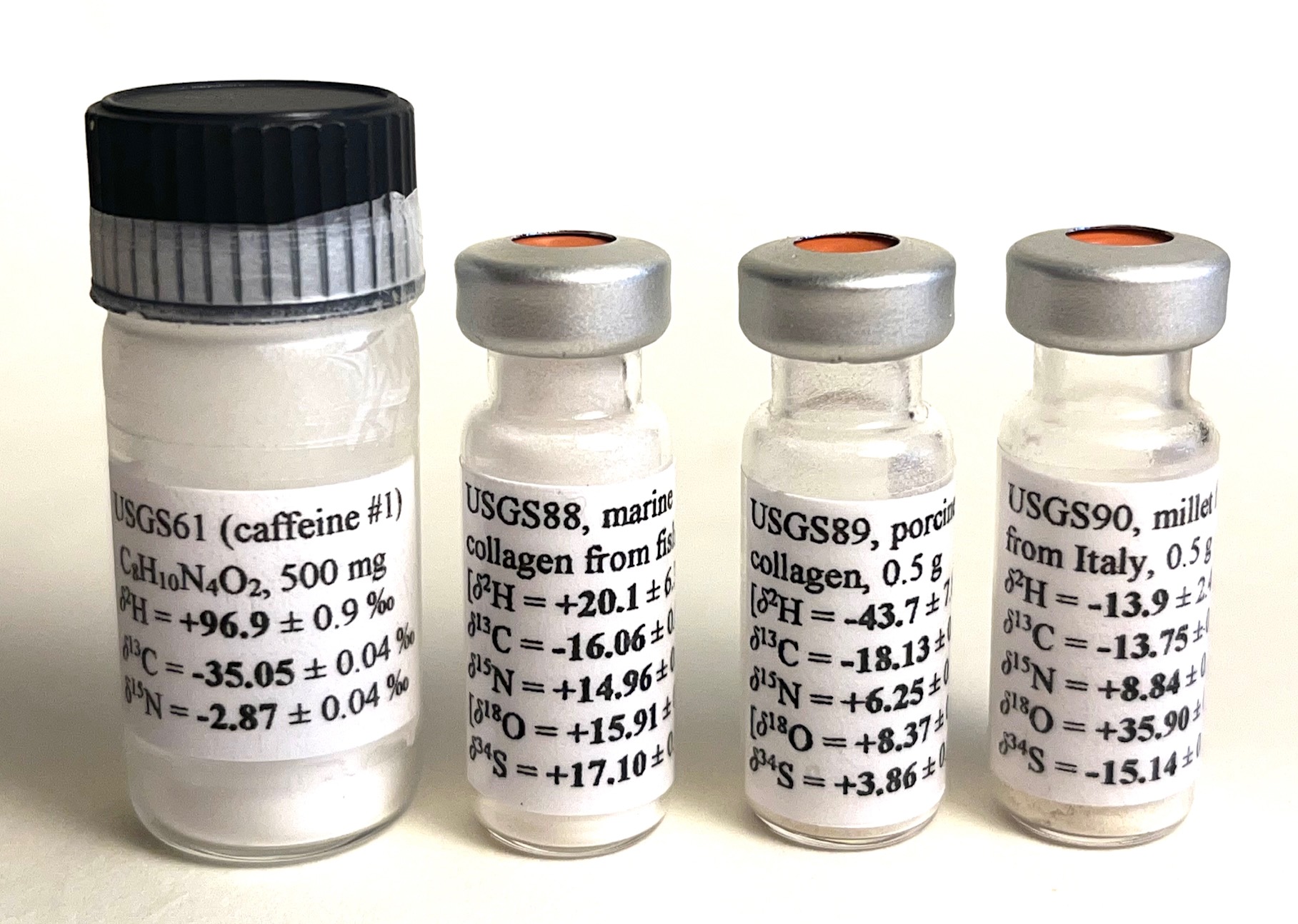Organic light stable isotope reference materials